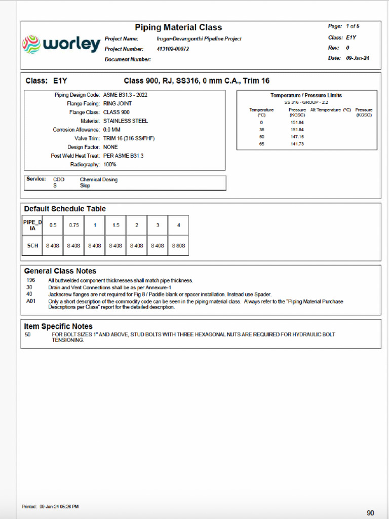 Piping Design 1 | PDF