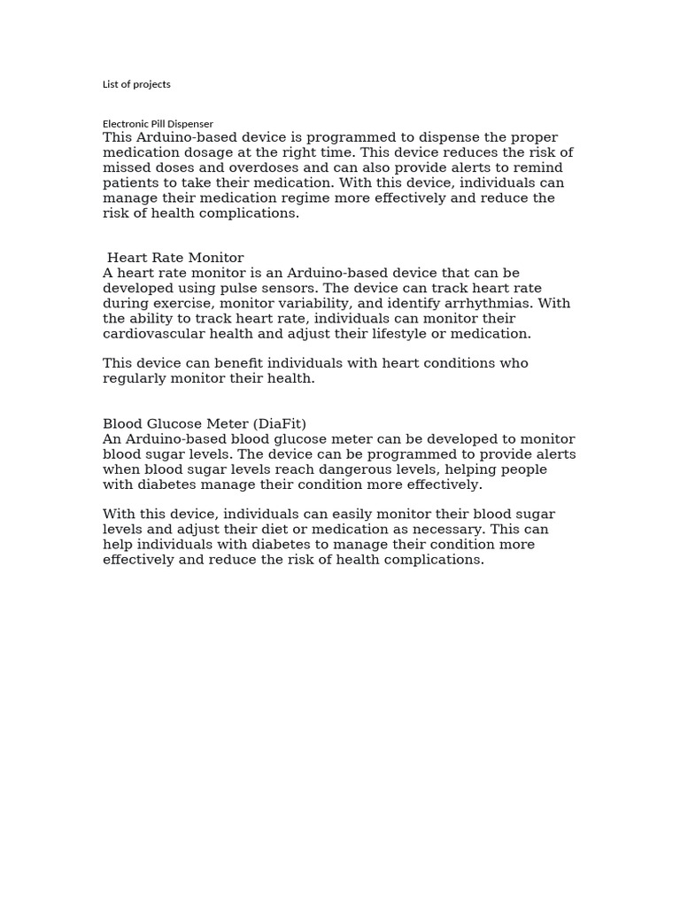 Project Description | PDF | Monitoring (Medicine) | Heart Rate