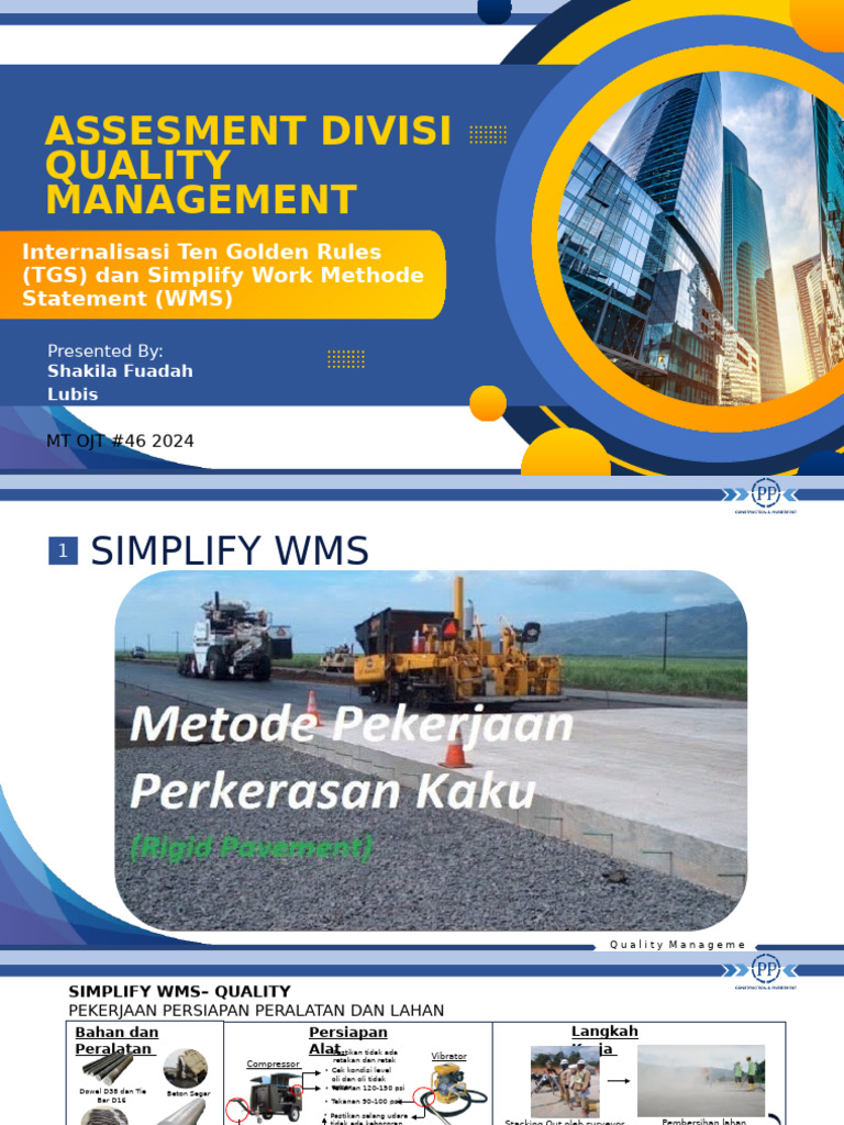 Review Formwork TGS - Shakila Ok | PDF