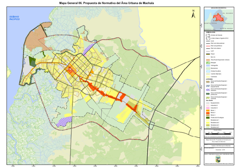 Mapa General 06 Propuestade Normativadelarea Urbanade Machala | PDF