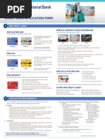 Cardholder Request Form | PDF | Credit Card | Debit Card