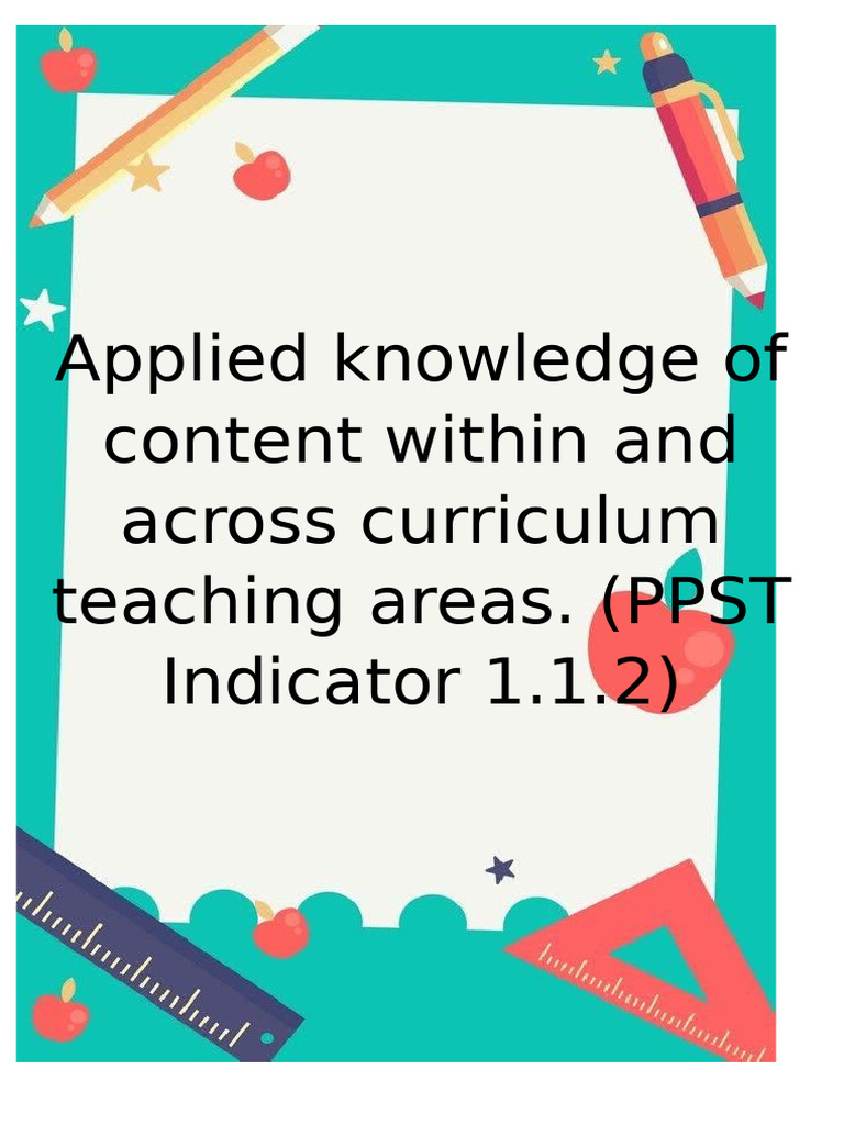 Curriculum Content Application in Teaching | PDF