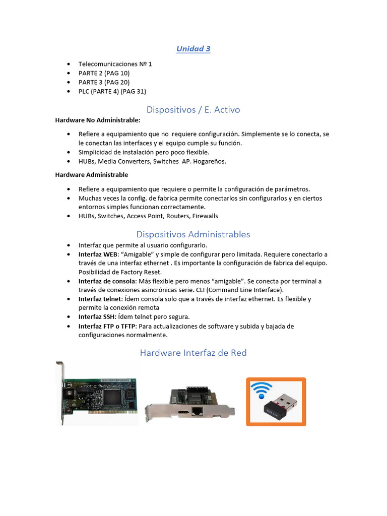 Hardware de Telecomunicaciones | PDF | Conmutador de red | Voz sobre IP