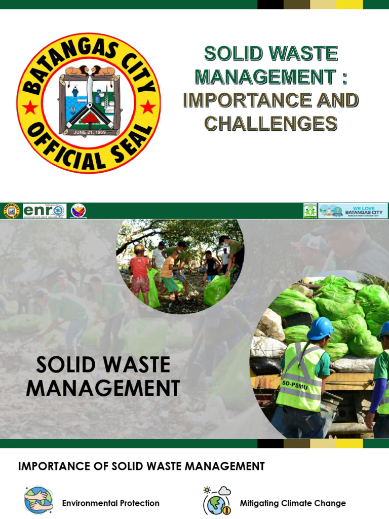 SWM Importance and Challenges_Batangas City | PDF
