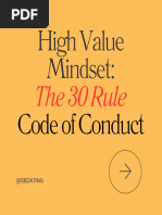100 Rules For Men Full Book | PDF | Psychological Concepts