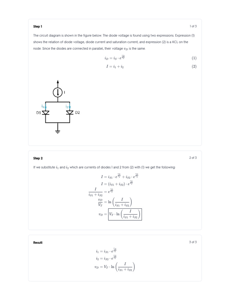 Microelectronic Circuits - Exercise 26, CH 4, PG 234 - Quizlet | PDF