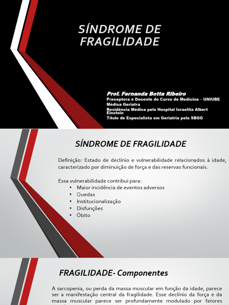Entendendo a Síndrome de Fragilidade | PDF | Insônia | Vitamina D