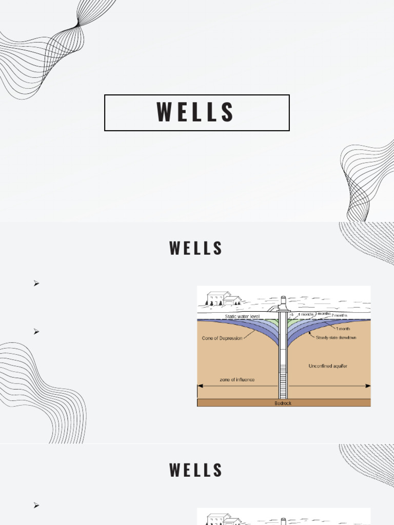 11 Groundwater 2 (Wells and Thiem's Equation) | PDF | Aquifer | Groundwater