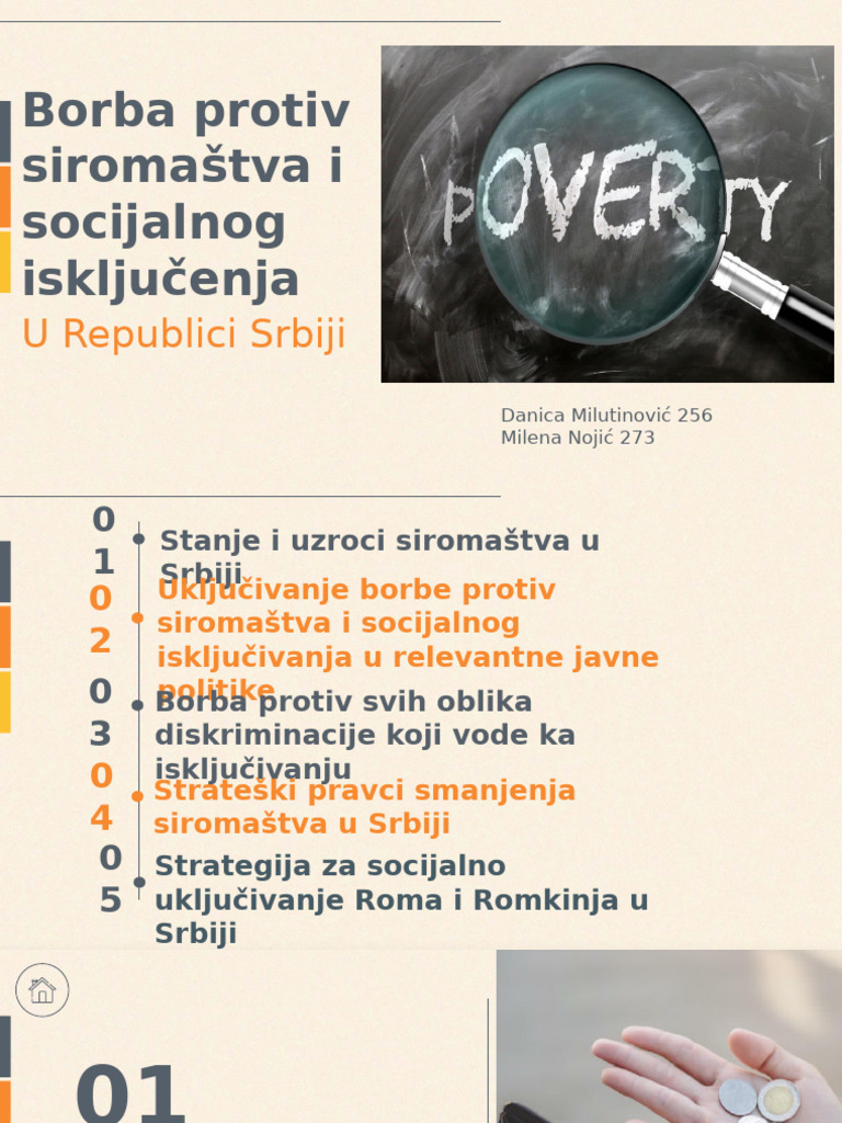 Borba Protiv Siromaštva I Socijalnog Isključenja U Srbiji | PDF