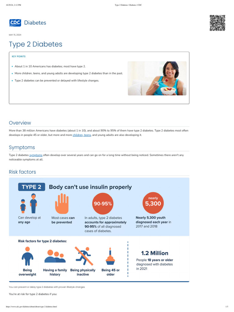 Understanding Type 2 Diabetes Risks | PDF | Diabetes | Diabetes Management