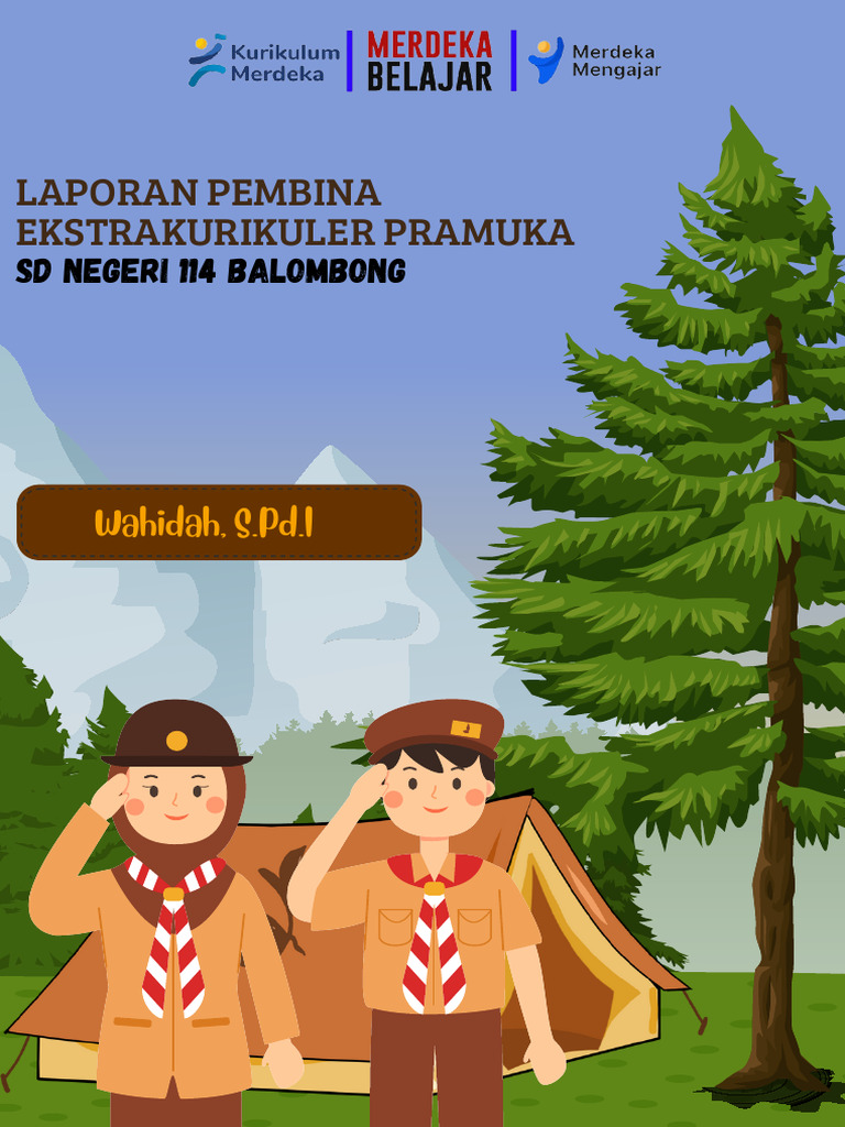 Laporan Ekstrakurikuler Pramuka SD 114 | PDF