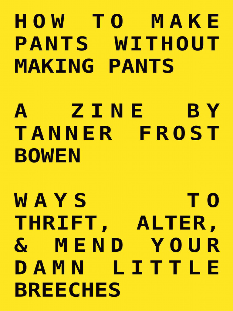 Pants Zine | PDF