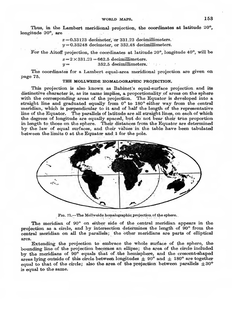 Apenas - Mollweide Livro Map Projection 163 168 | PDF | Latitude | Longitude