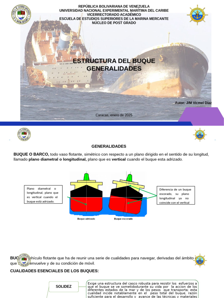 Estructura Del Buque - Generalidades | PDF | Popa | Construcción naval