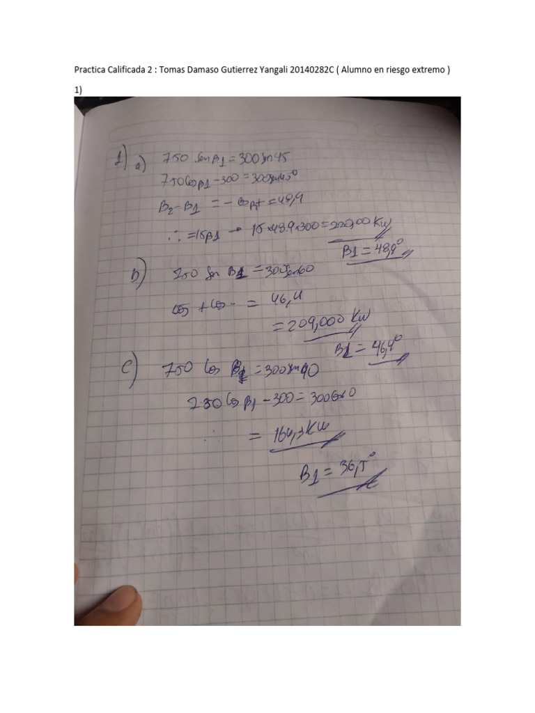 Practica Calificada 2 | PDF