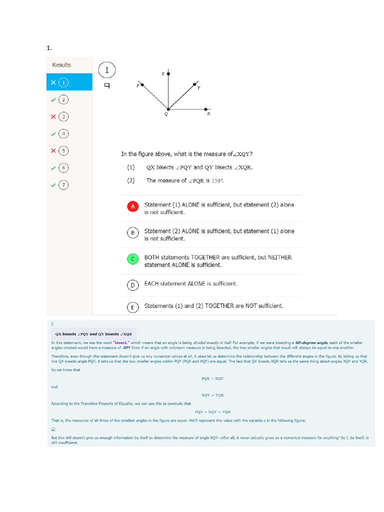Geometry - Lines and Angles | PDF