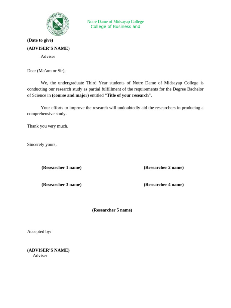 APPROVAL-LETTER-sample | PDF