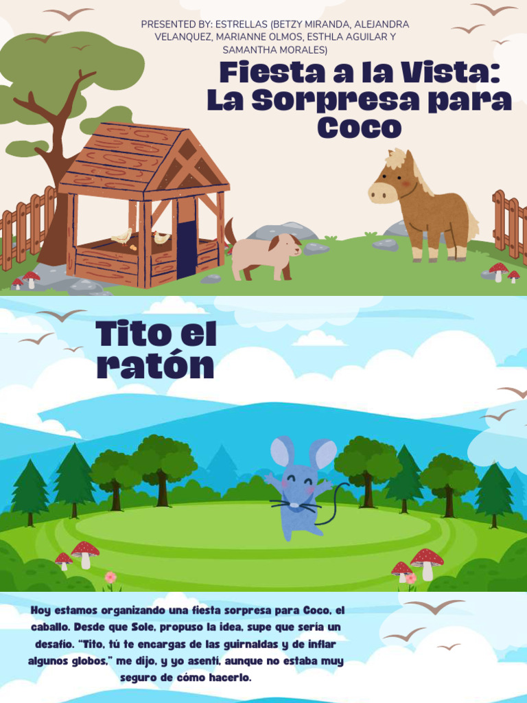 Cuento - Fiesta A La Vista La Sorpresa para Coco (3) - Compressed | PDF