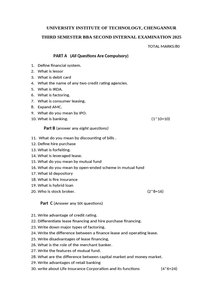 S2 B.com FA QN Paper | PDF