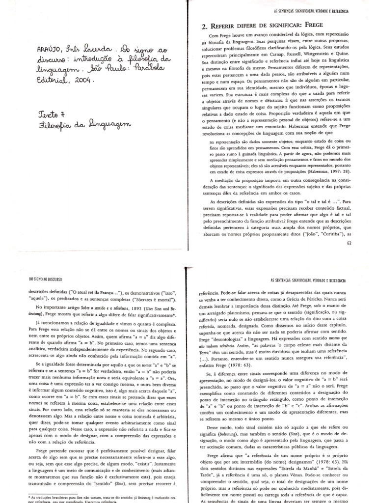 TEXTO 7-Frege | PDF