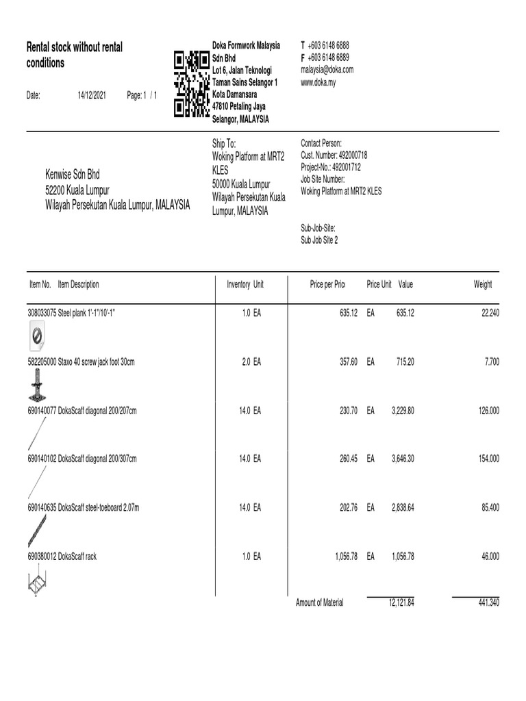Rental Stock Inventory for MRT2 Project | PDF | Public Transport
