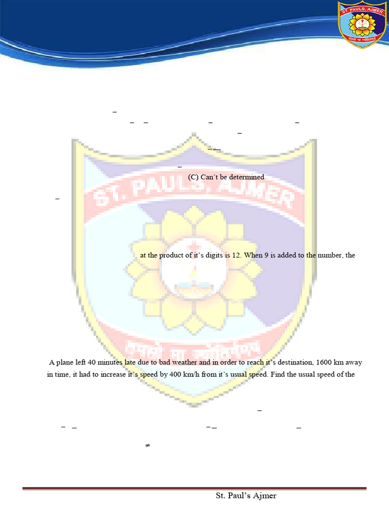 4- QUADRATIC EQUATIONS (1) | PDF | Arithmetic | Algebra