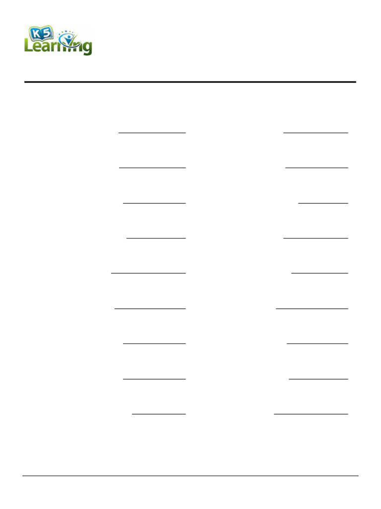 Grade 6 Integer Addition Worksheet | PDF
