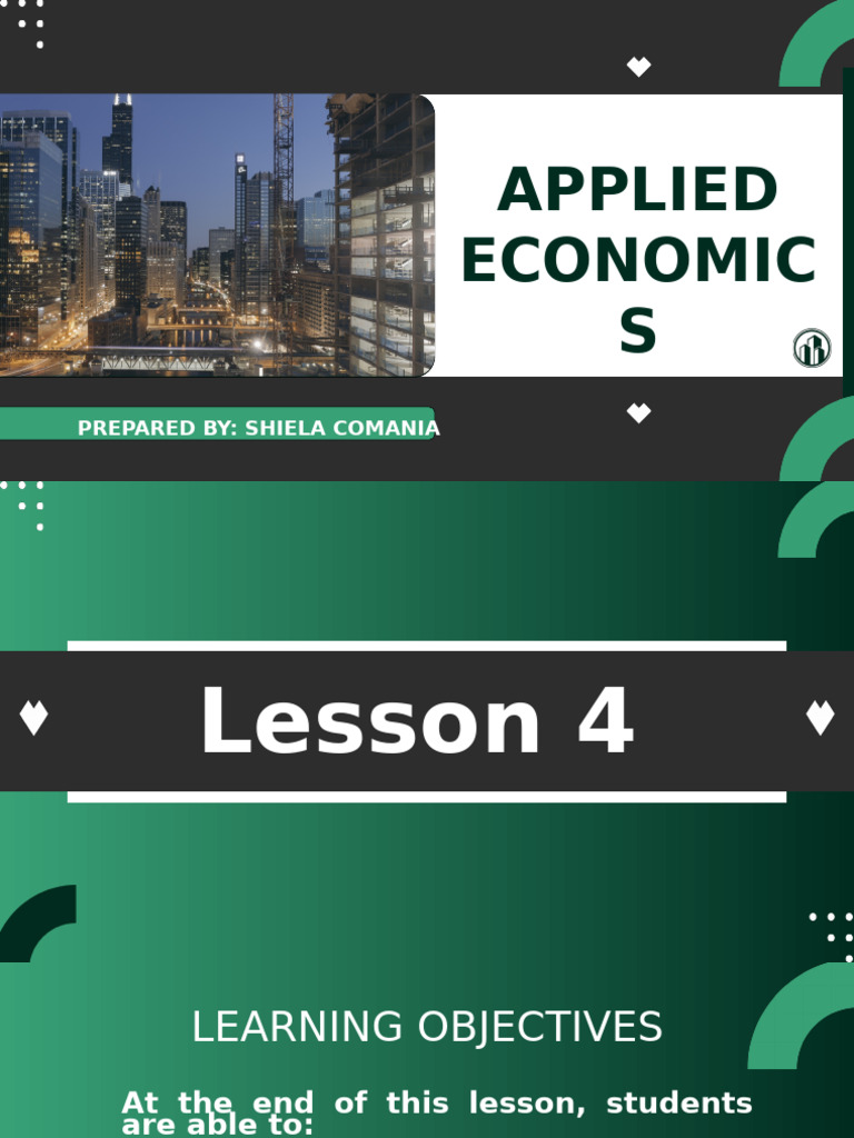 Applied Economics Lesson 4 6 | PDF | Demand | Economics