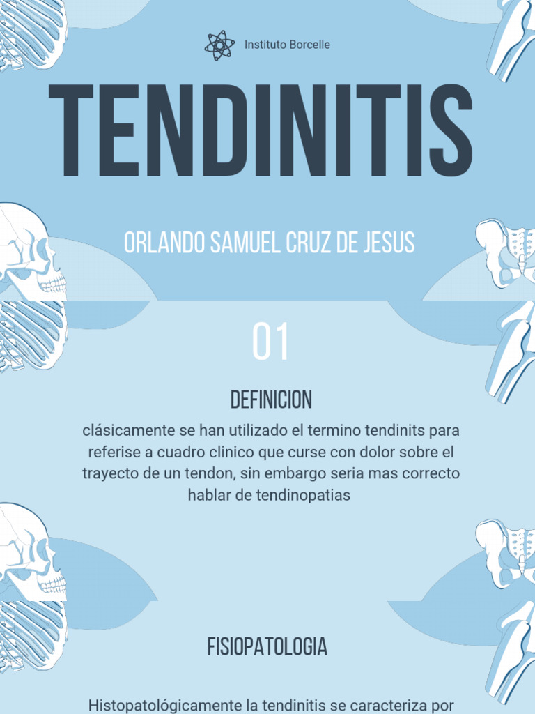 Tendinitis: Síntomas, Diagnóstico y Tratamiento | PDF | Enfermedades y ...