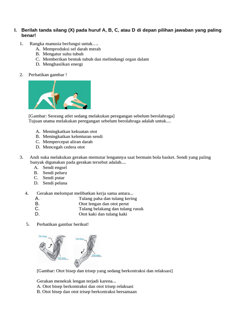 Soal Sas 1 CB Kelas 6 Mapel Ipas | PDF
