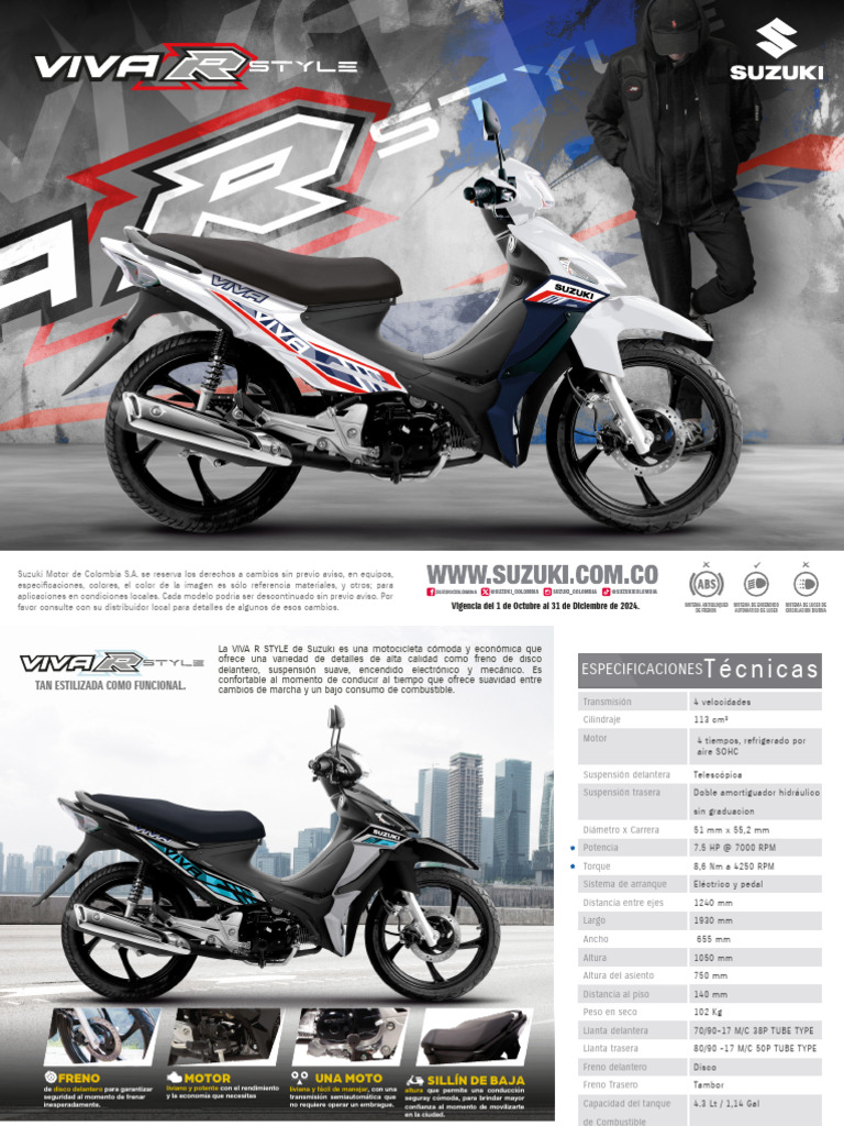 Catalogo Viva R Style 27 09 2024 | PDF | Motocicleta | Tecnología de ...