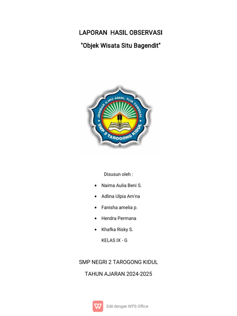 LAPORAN HASIL-WPS Office | PDF