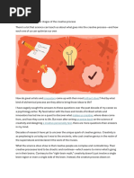 Graham Wallas 4 Stages of Creative Process | PDF | Insight | Creativity