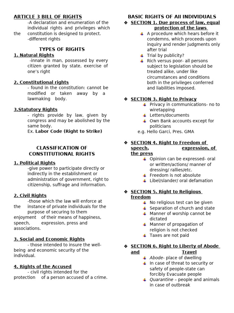 BILL OF RIGHTS, CITIZENSHIP | PDF | Naturalization | Bail