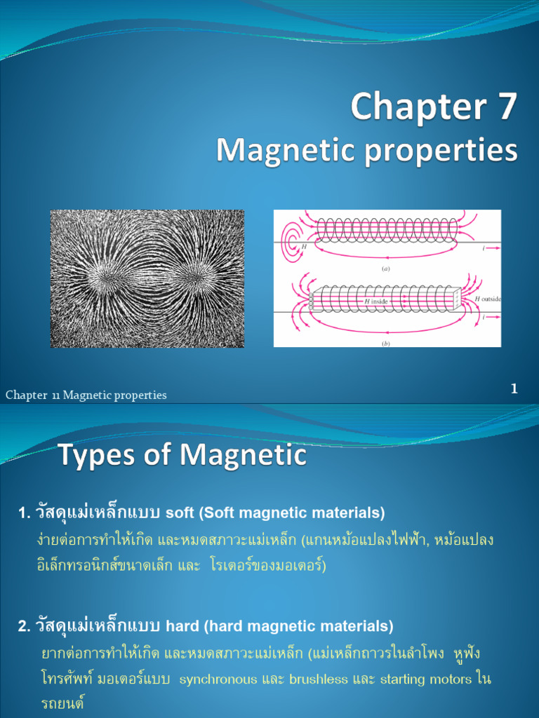 Chapter 7 Magnetic Properties | PDF