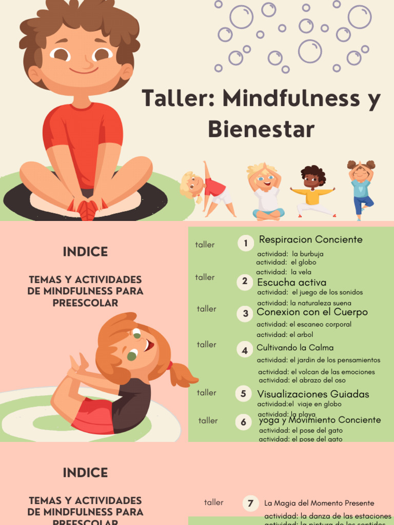 Actividades de Mindfulness para Niños | PDF | Atención plena | Las ...