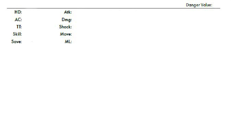 CWN NPC Template | PDF