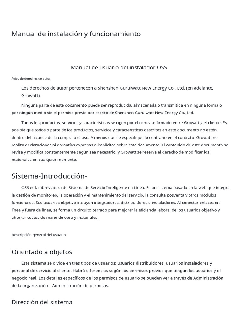 Installer Operation Manual.en.Es | PDF | Ingenieria Eléctrica | Botón ...