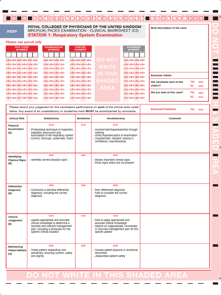 PACES23 - Respiratory | PDF | Clinical Medicine | Health Care