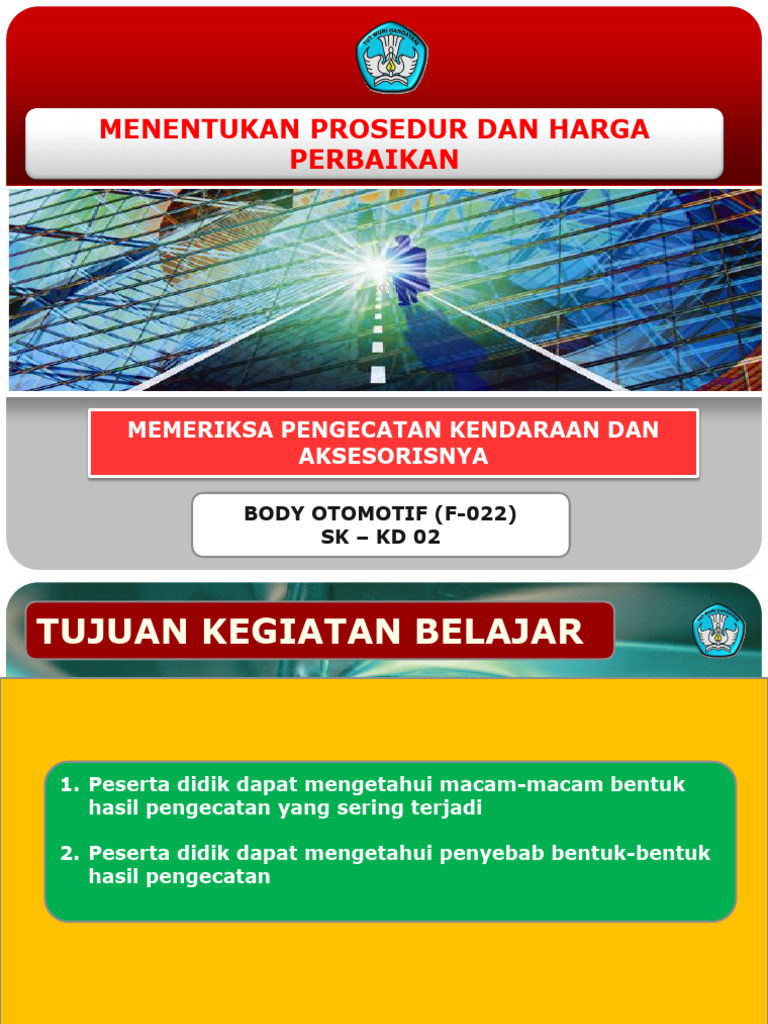 Memeriksa Pengecatan Kendaraan Dan Aksesorisnya | PDF