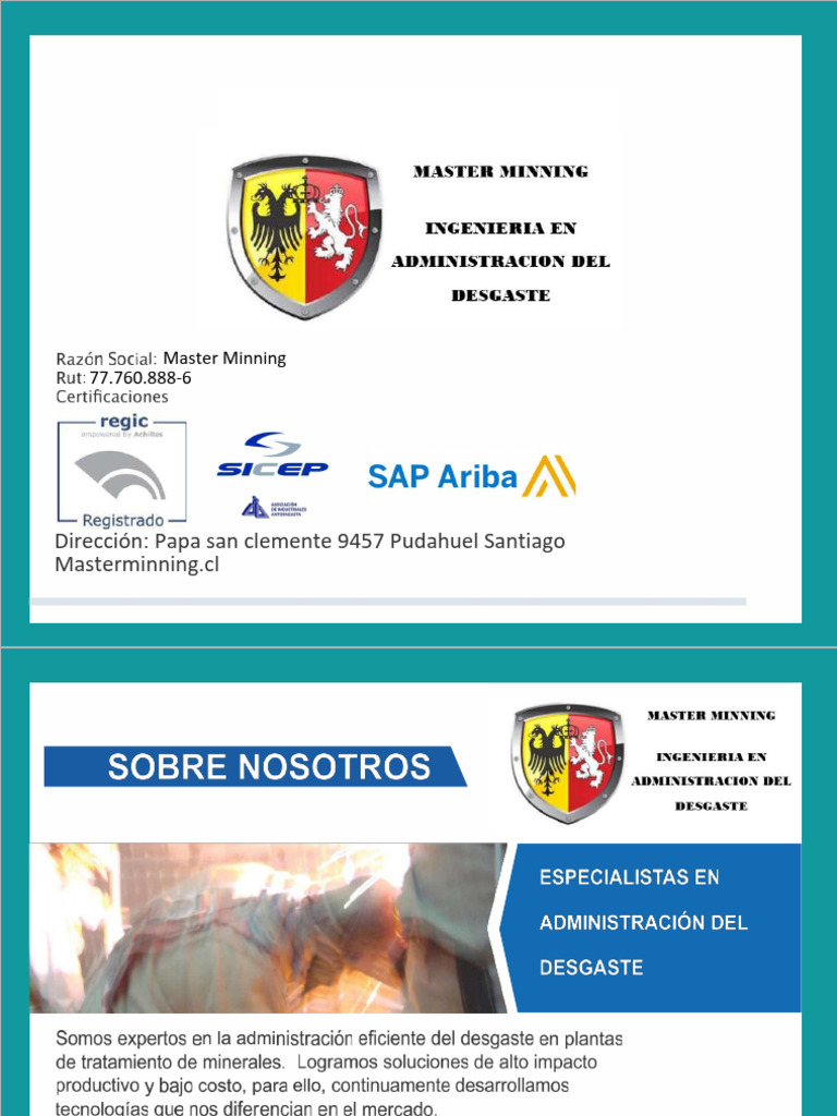 MASTER MINING PRESENTACION-1 | PDF