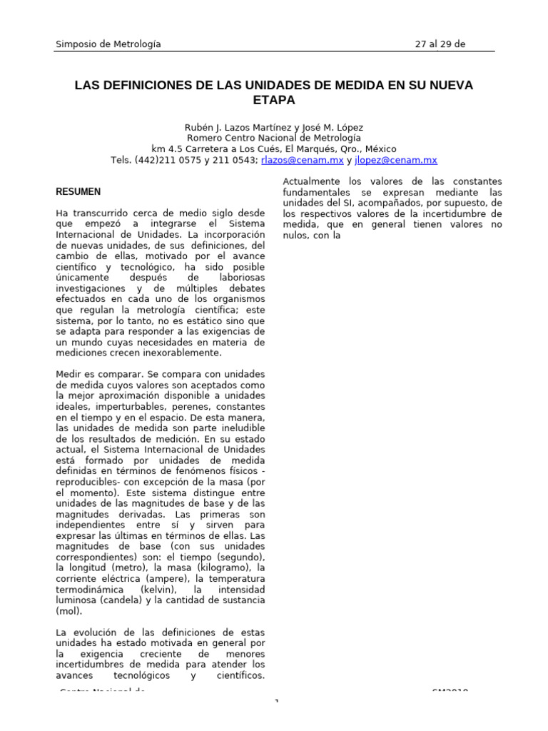 sm2010 vp01d | PDF | Metro | Kilogramo