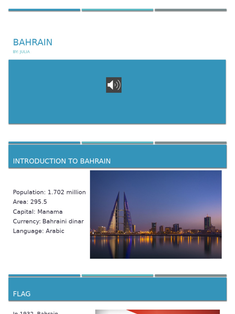 Discovering Bahrain: Culture and Cuisine | PDF