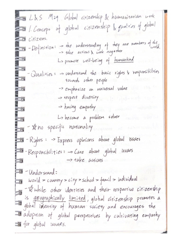 Group 4 - Notes - Term 2 - Cycle 9 | PDF