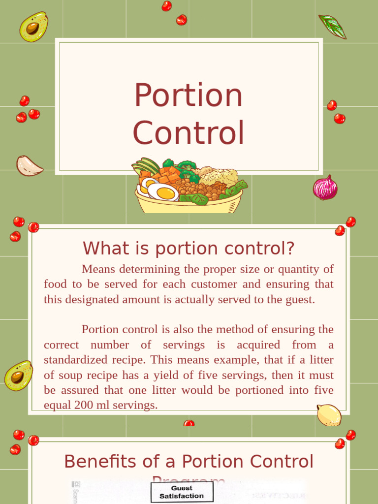11 Portion Control | PDF