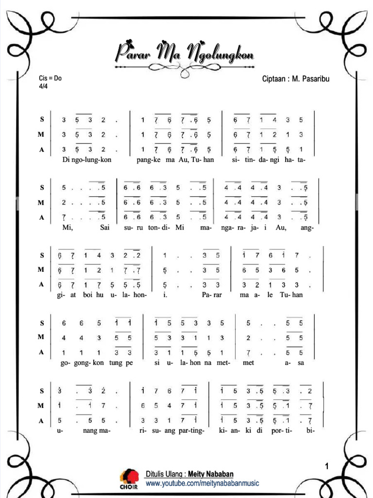 PDF Parar Ma Ngolungkon Koor Ina RW MNM 2023 Compress | PDF