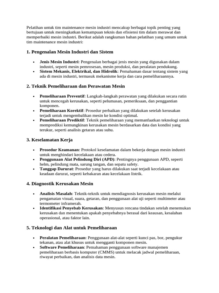 Bahan pelatihan untuk mtc 2025 | PDF