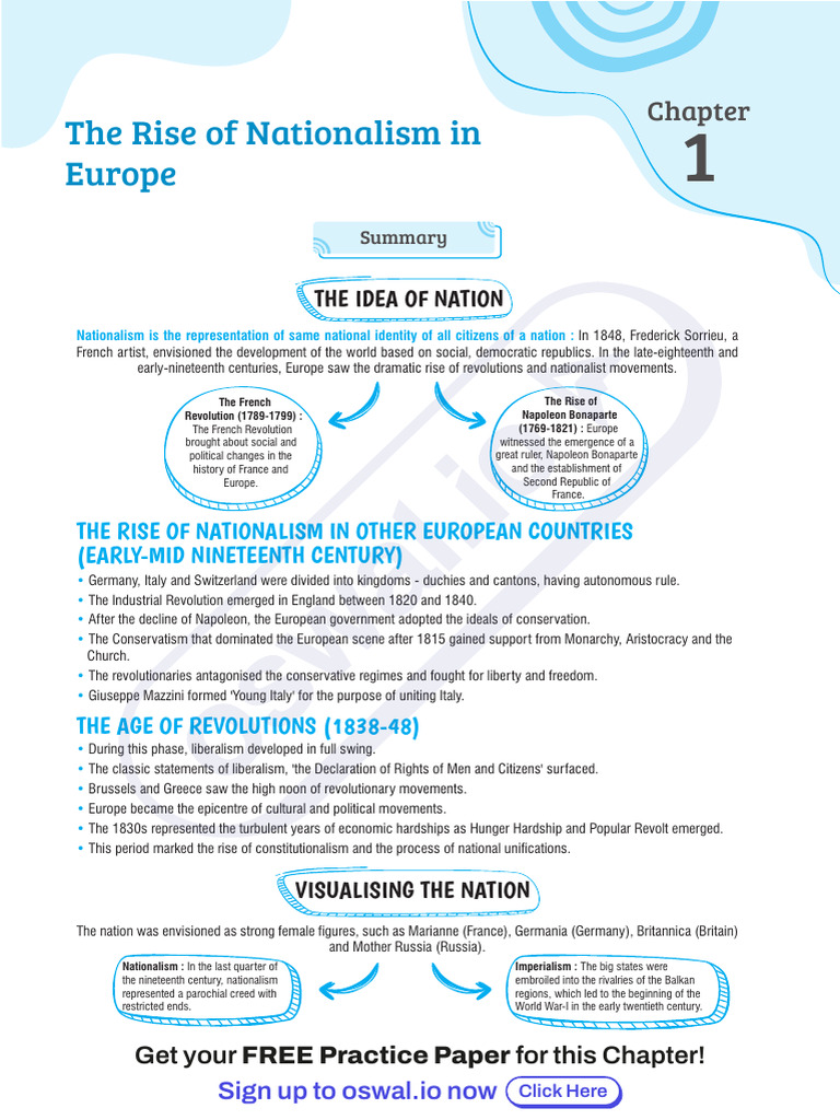 1-The Rise of Nationalism in Europe | PDF | Nationalism | Napoleon