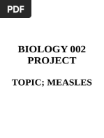 Measles Lecture Presentation | PDF