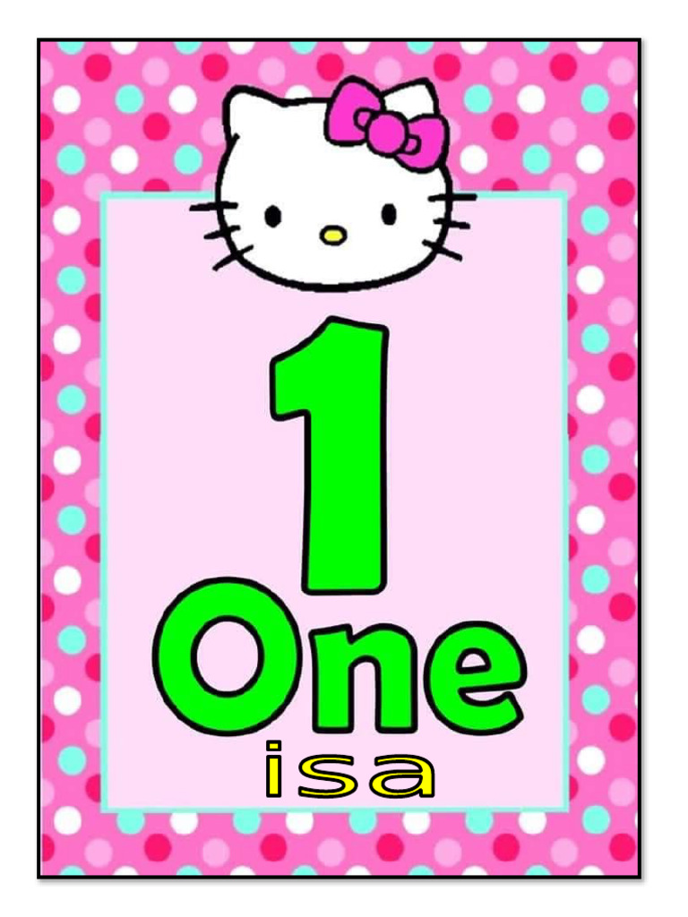 Numbers Hellokitty | PDF
